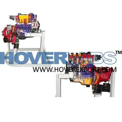 Cut Section Model of Four Cylinder Four Stroke Petrol Engine India,Cut ...